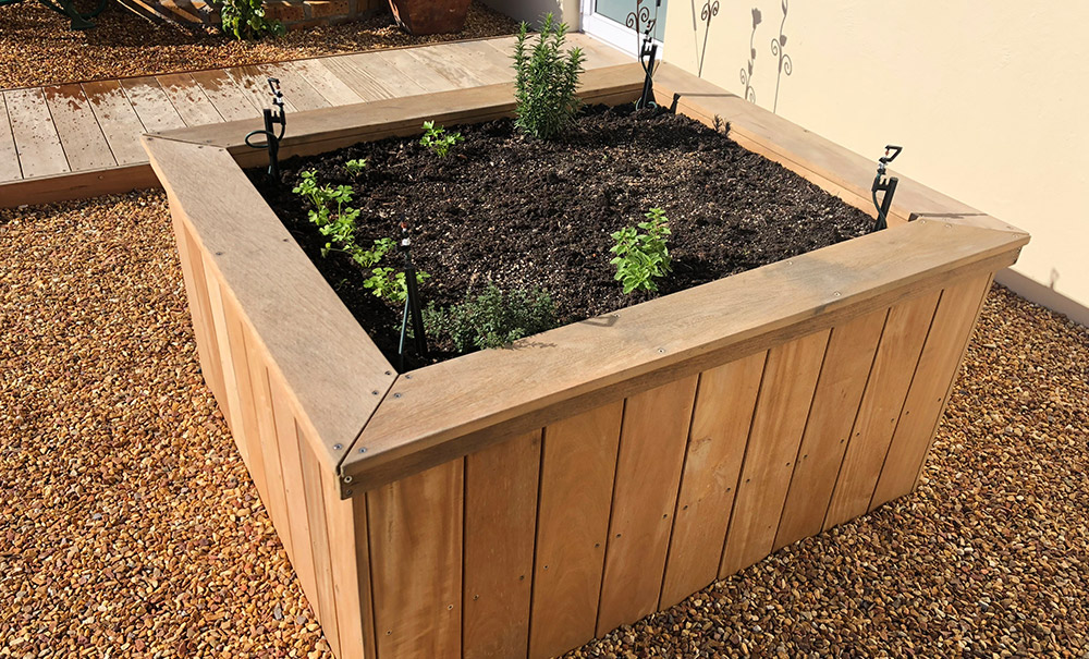 Timber Planters | Raptor Deck & Steel