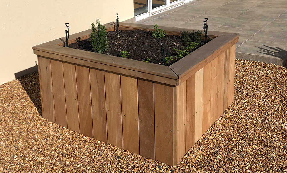 Timber Planters | Raptor Deck & Steel